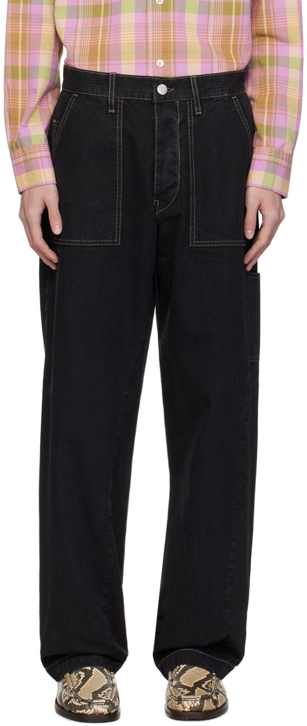 sunflower Wide Twist Work Trousers Sunflower Black Wide Twist